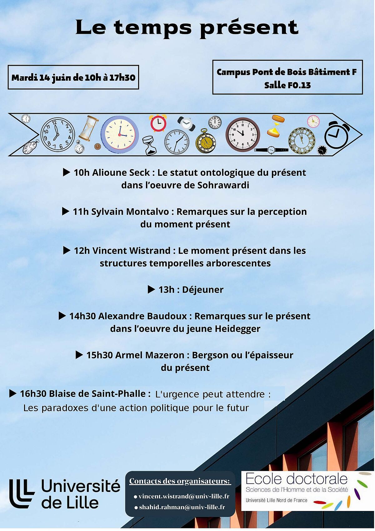 Le Temps Présent: Labo Savoirs, Textes, Langage UMR8163